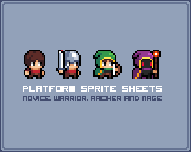 4 Characters for Platform / Side-scrolling game by MoDsama