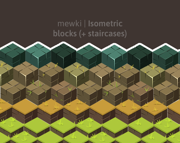 Isometric blocks (+ staircases ) by mewki