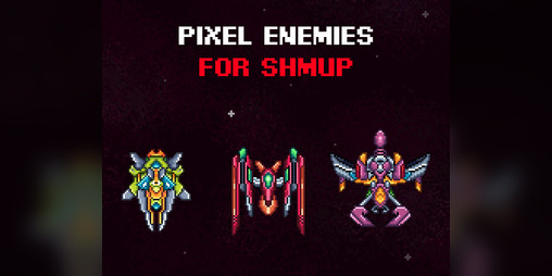 Pixel Enemies for SHMUP by DyLESTorm