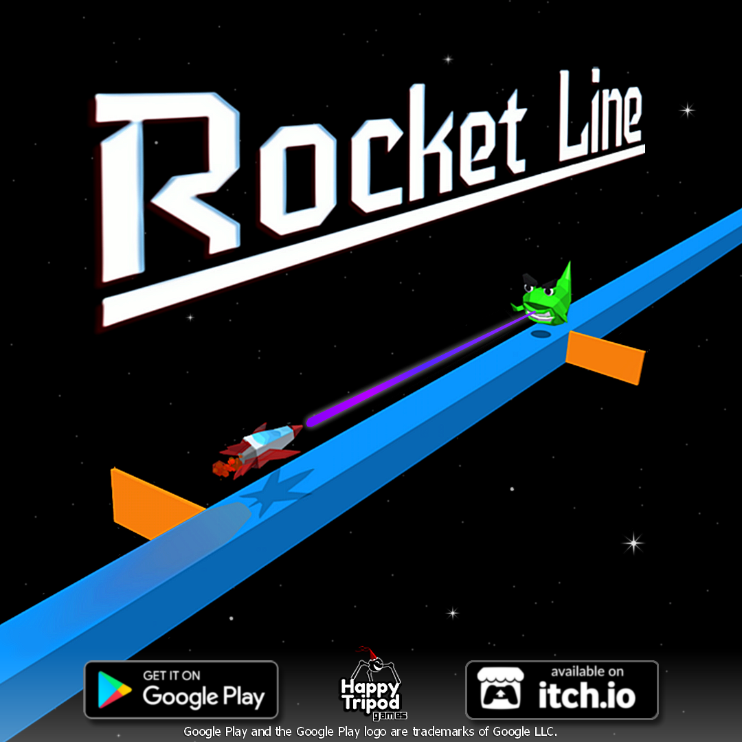 Rocket Line by Happy Tripod Games