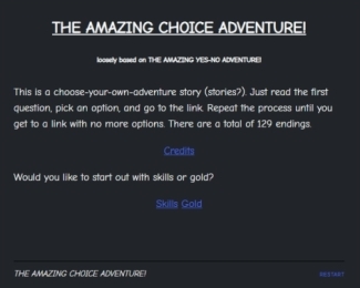 THE AMAZING CHOICE ADVENTURE! by John C. Knudsen