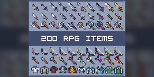 200 RPG Items by MoDsama