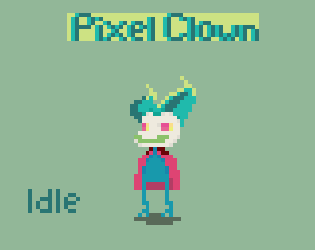 Clown 64x64 Sprite by Shad.din by Shad.din