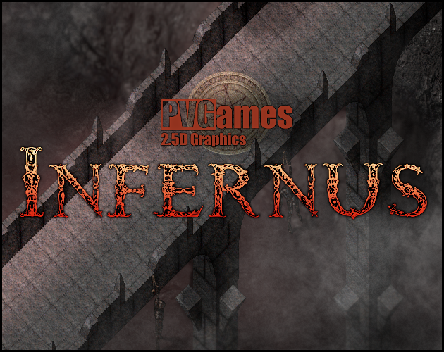 2.5D FREE Tiles: Infernus Tileset by PVGames