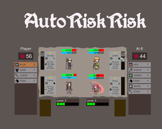 Auto Risk Risk - Concept by Parrexion Games