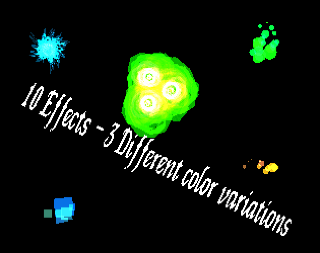 Premium Pixel-Art Effects Pack by XYEzawr