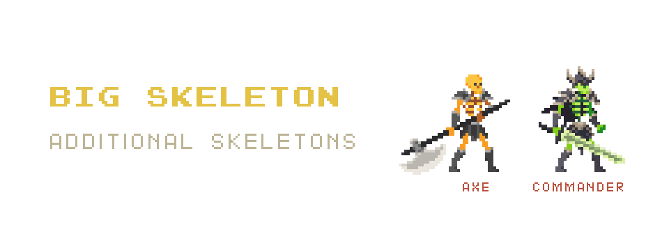 Comments - Big Skeleton Pixel Art Monsters by sanctumpixel