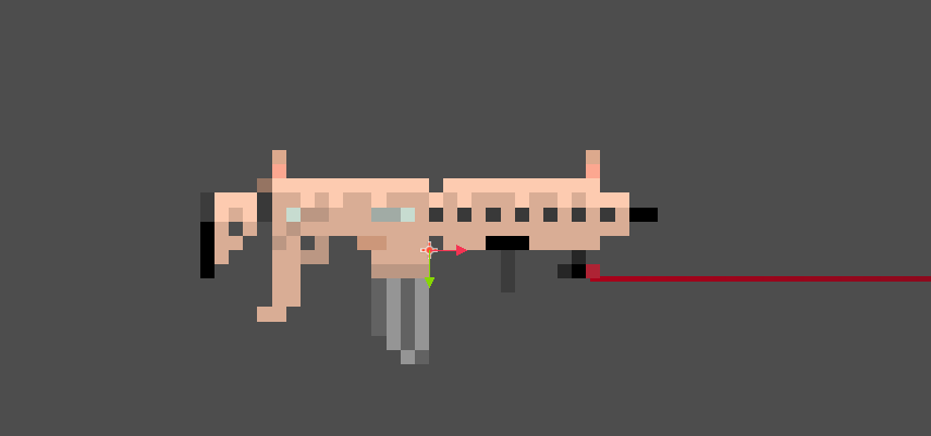 Pixel Art Modular Gun by Potato The Game-Dev