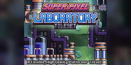 Super Pixel Laboratory Tileset by unTied Games