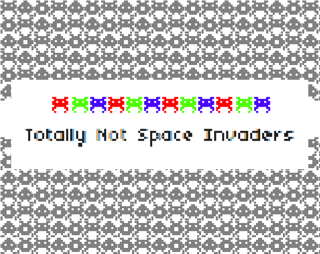 Totally Not Space Invaders by fryingpaaaan