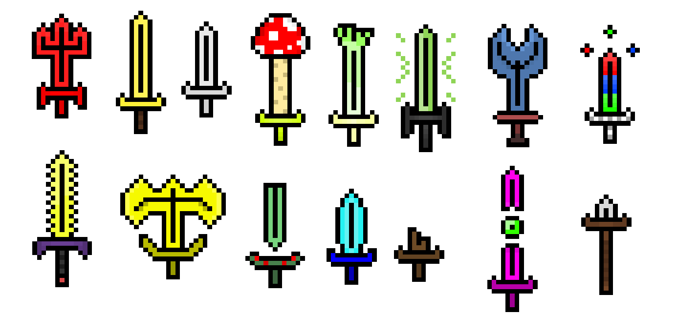 15 normal swords by MaskedBarista