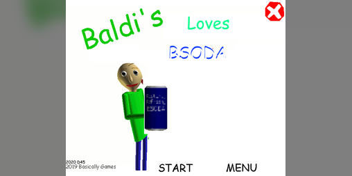 Baldi Loves BSODA by D45YT