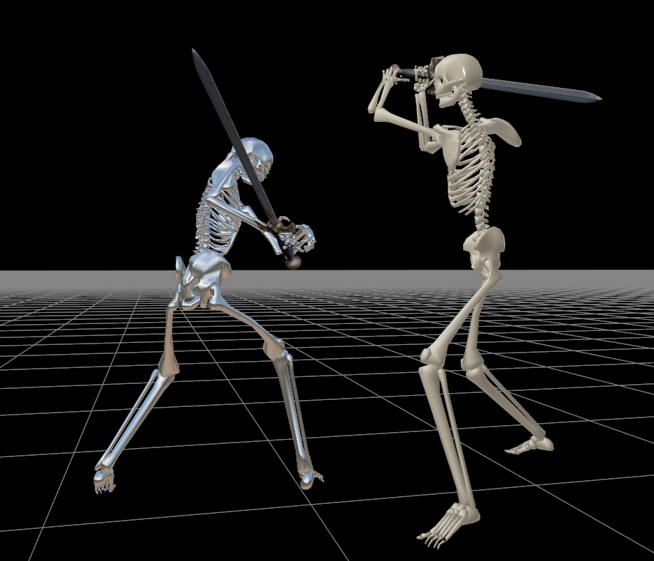 mannyTheSkeleton - Swordplay by anywhere3d