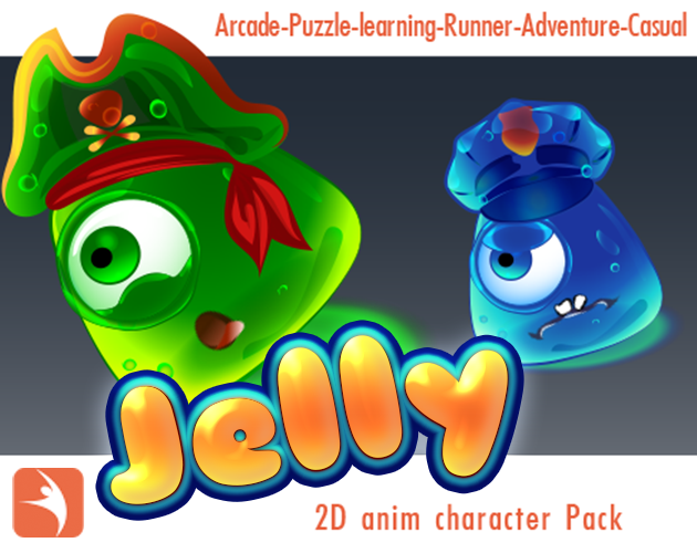 2D Anim Jelly Pack by 2D/3D ARTIST & ANIMATOR