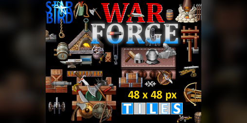 War Forge Tilesets by Starbird Game Art