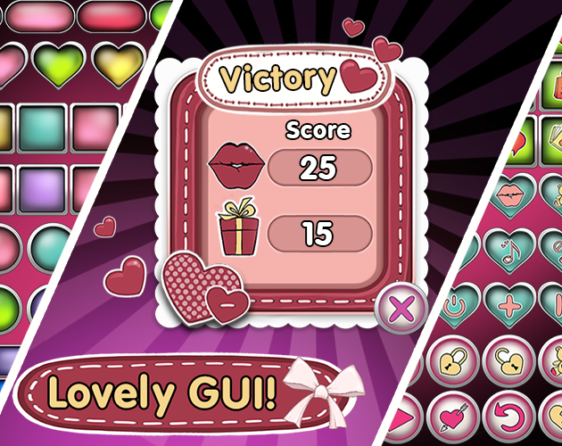 Lovely Pink UI by Moon Tribe