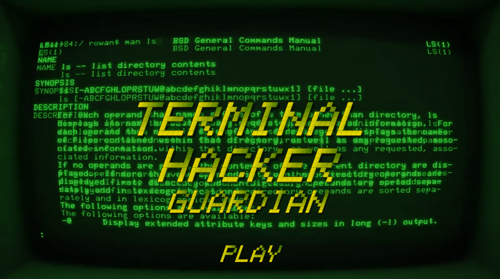 Terminal Hacker Guardian by Pirate Chicken Games