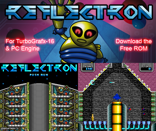 Reflectron (PC Engine/TurboGrafx-16) by Aetherbyte Studios