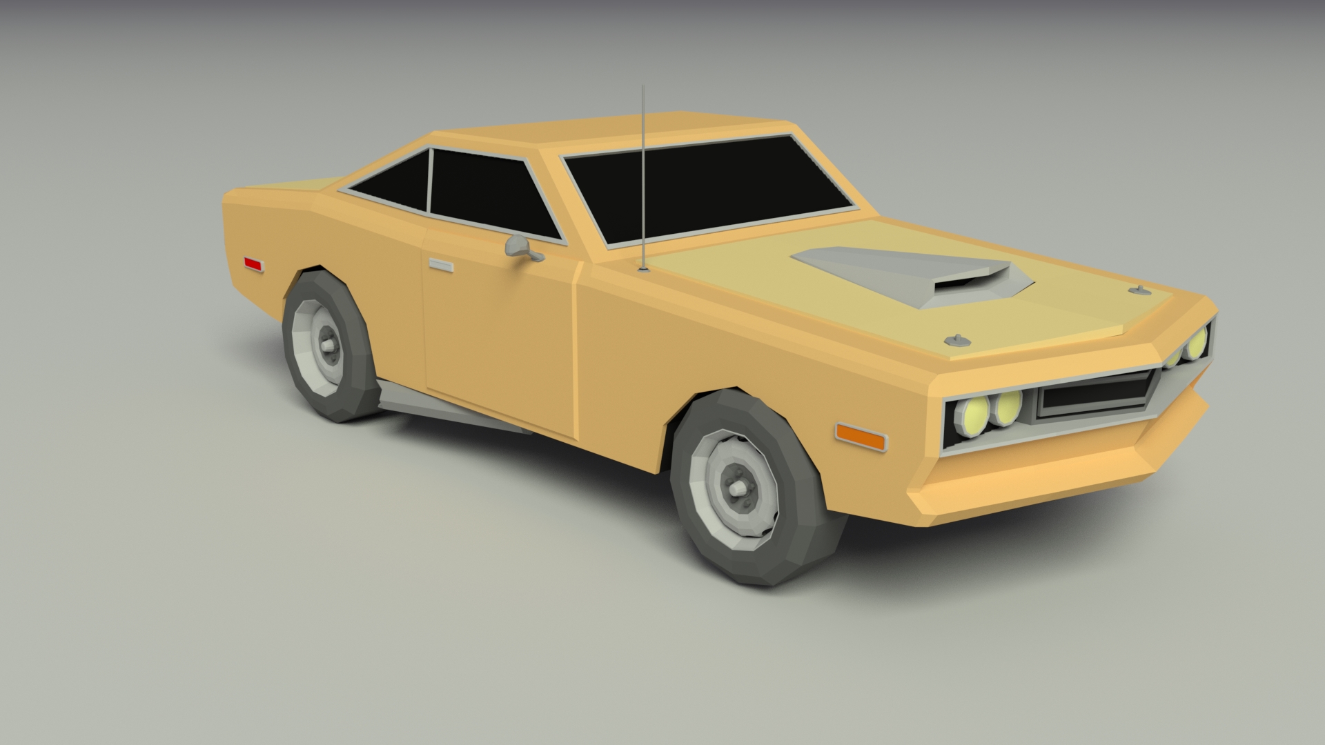 Tan Muscle Car by deathtome
