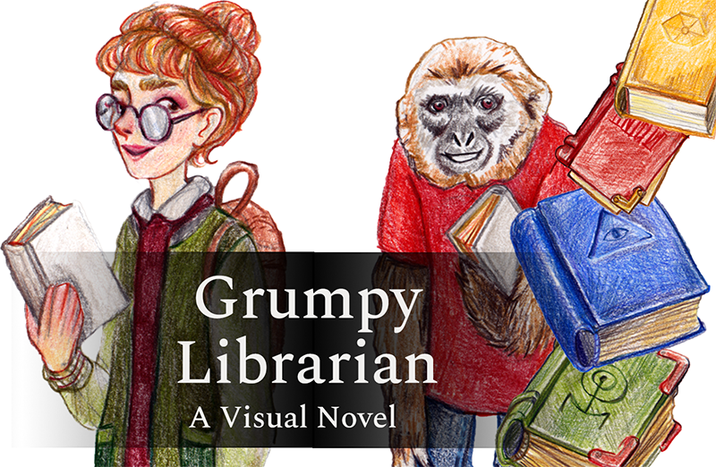 Grumpy Librarian by classheikki