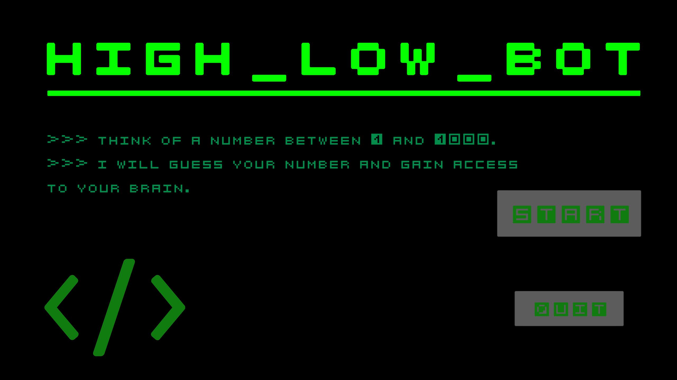 High_Low_Bot by Hafrold