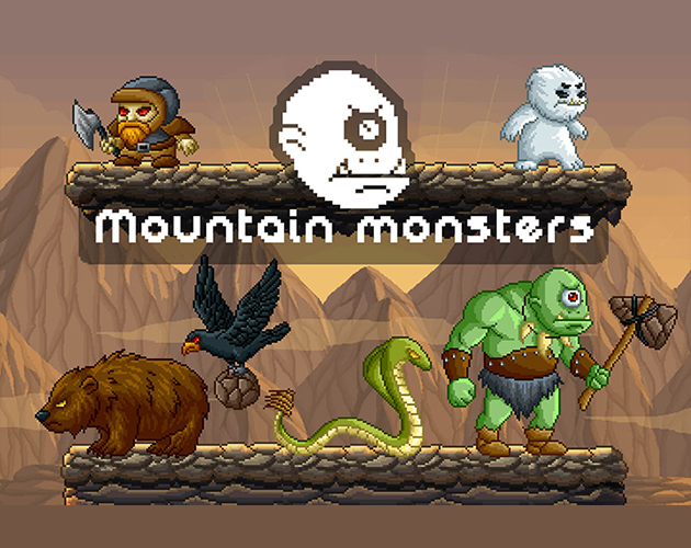 Mountain Monsters by Free Game Assets (GUI, Sprite, Tilesets)