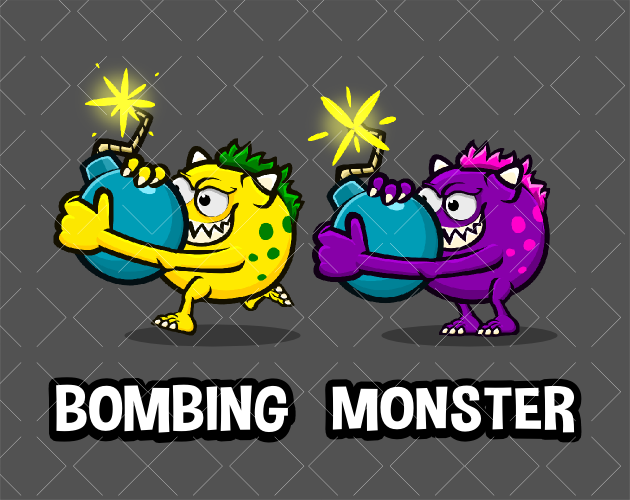 Bombing monster one by Robert Brooks - gamedeveloperstudio.com