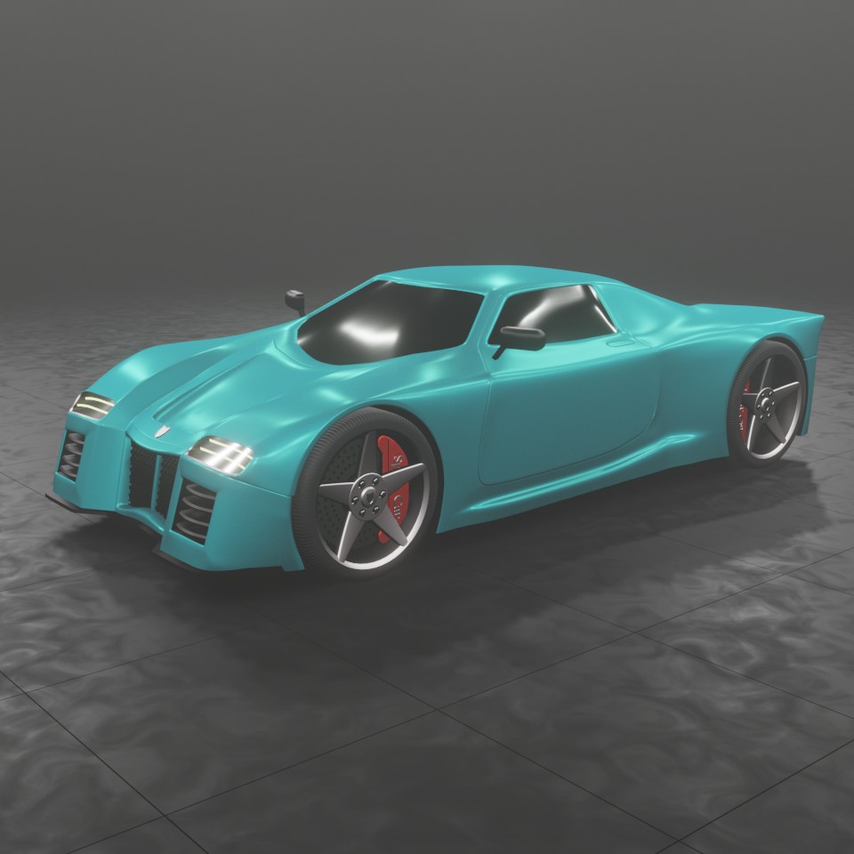 Hussam Zaid 3D Car 20 by hussam