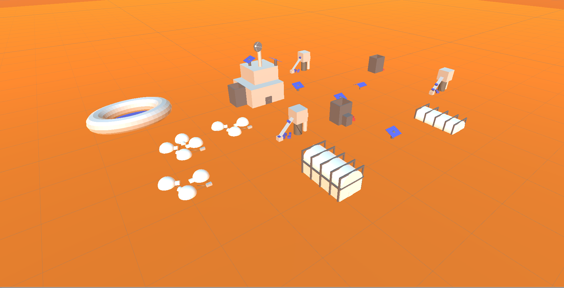 Mars building game (Alpha 3) by GameDevFlo