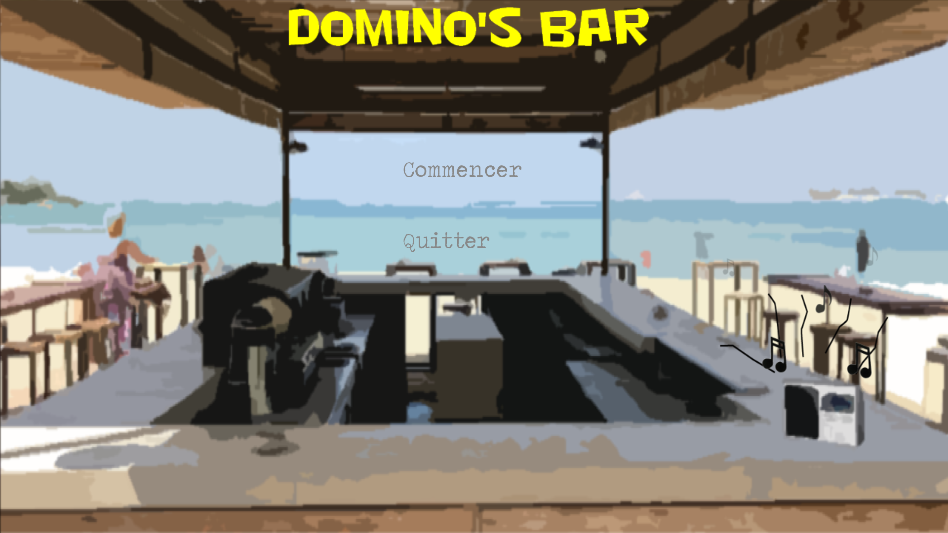 Domino's Bar by queens38