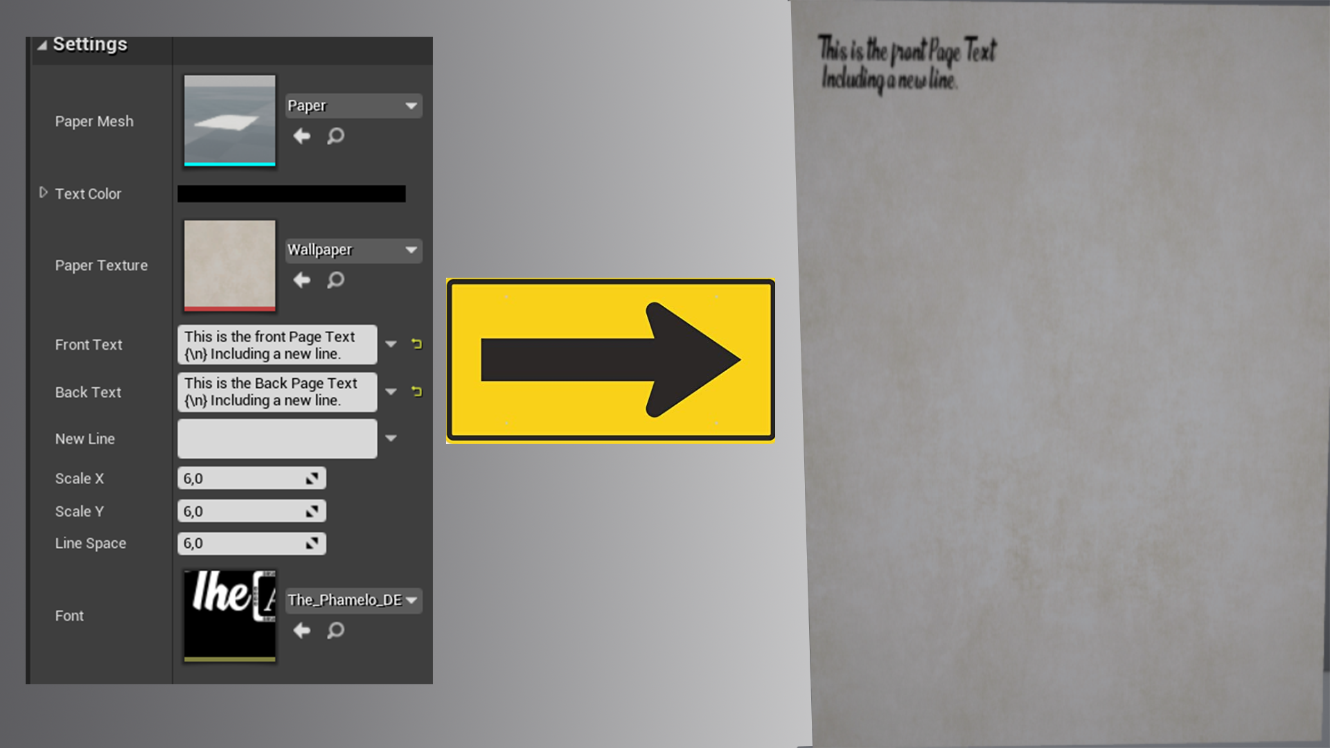 UE4 - Auto Text Paper by HellPine
