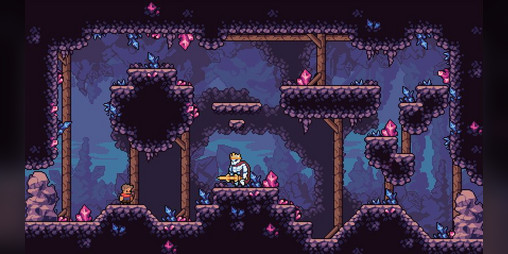 Cave Platformer Pixel Tileset by YANAO87