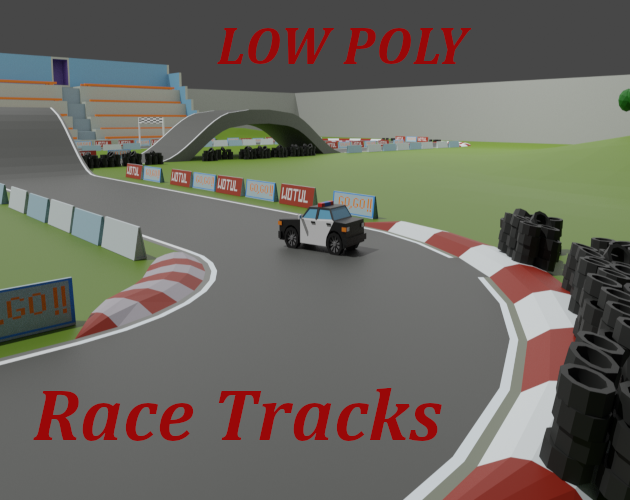 Low Poly Race Tracks by skoggar