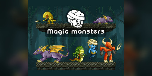 Free Monster Sprites Pixel Art by Free Game Assets (GUI, Sprite, Tilesets)