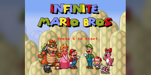 Infinite Mario Bros by Adantestudier