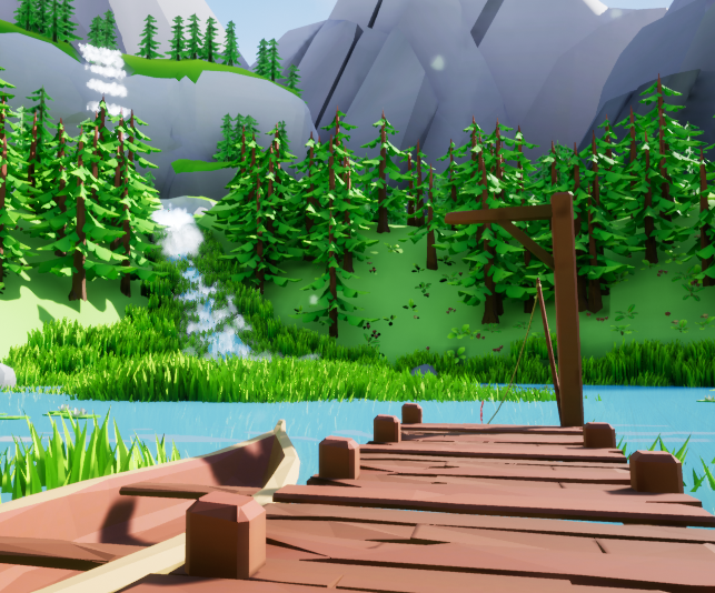 Low-poly forest stroll by Gone Games