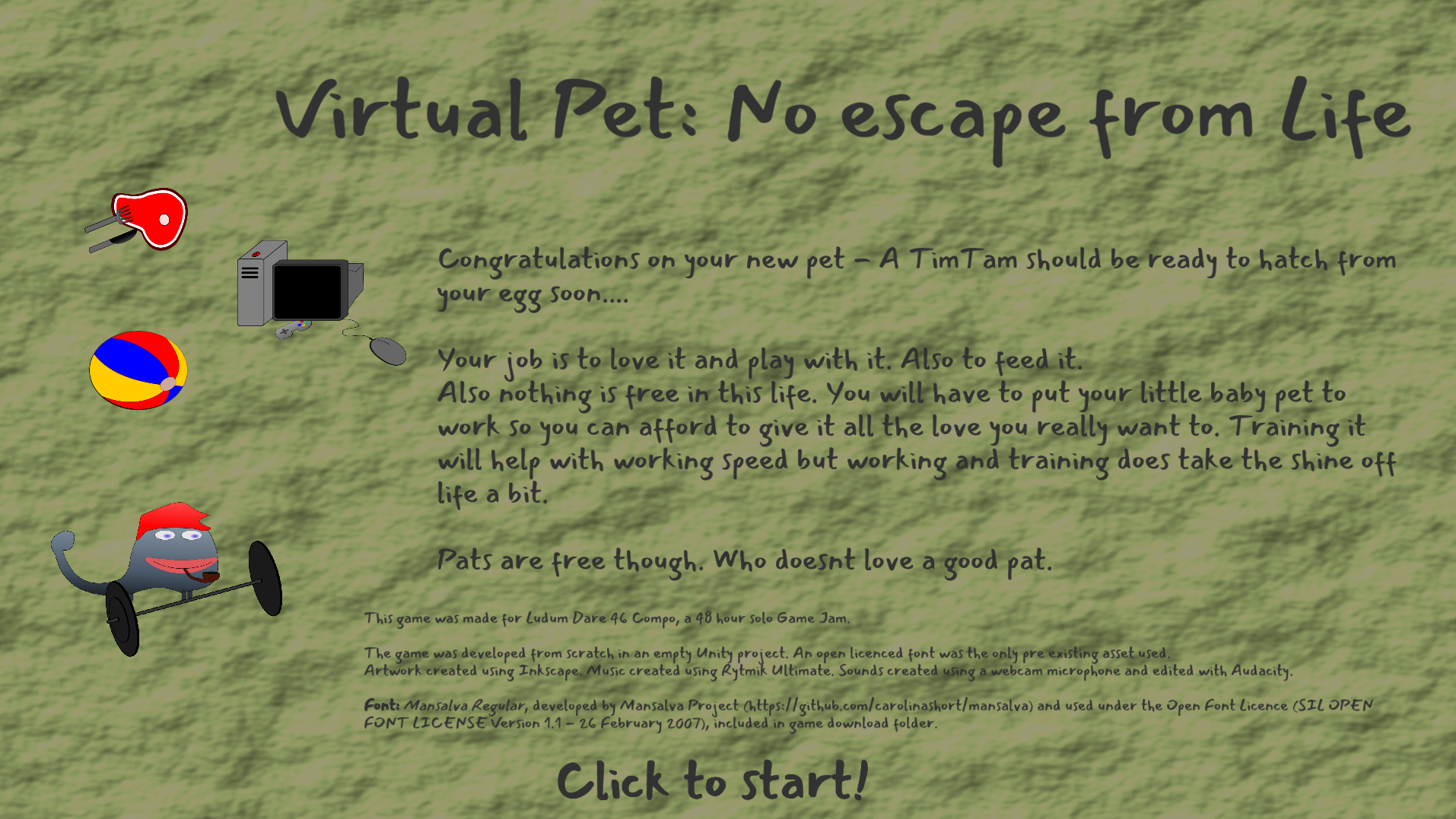 Virtual Pet: No escape from Life by MickM