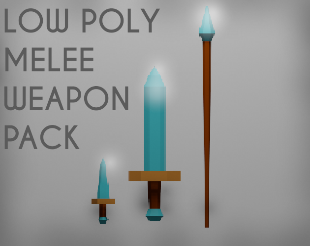Low Poly Melee Weapon Pack by Erick1310