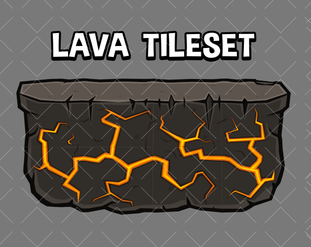 Lava tileset by Robert Brooks - gamedeveloperstudio.com