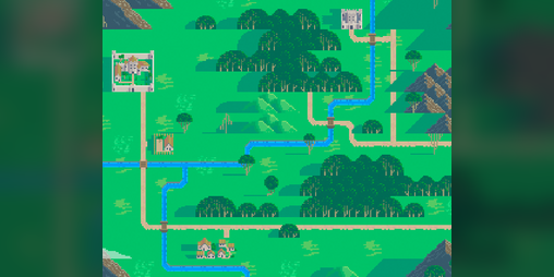 Free Pixel Art Overworld Tileset by edermunizz