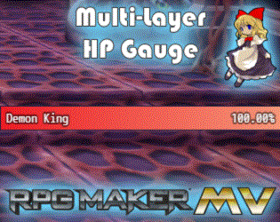 Multi-Layer HP Gauge plugin (RPG Maker MV) by Arisu