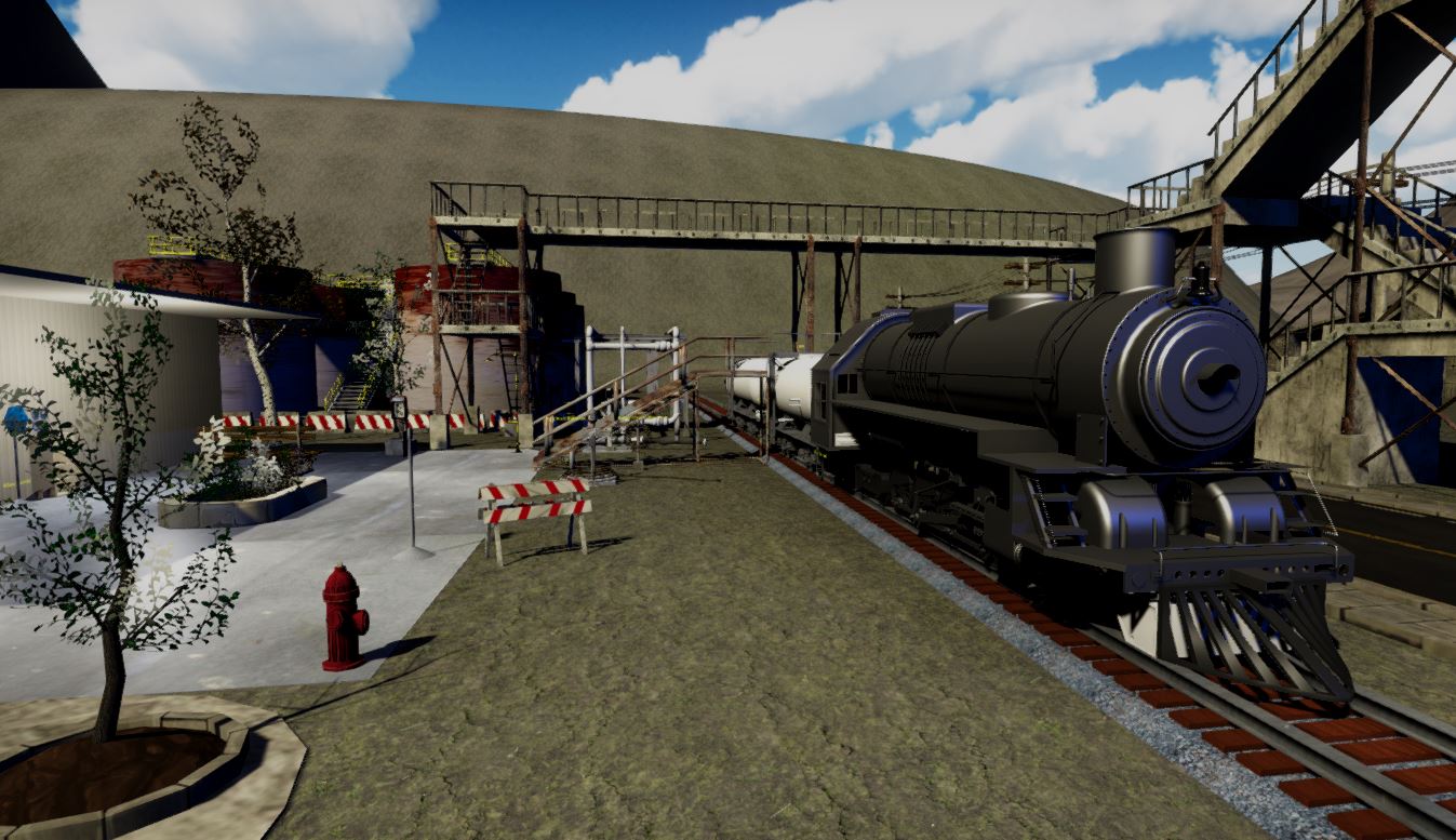 Plant 3D Railcar Unloading Training Simulation by Havick115