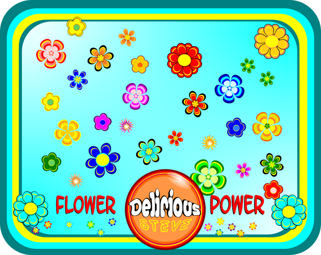 Flower Power 2D images/icons by Delirious Steve