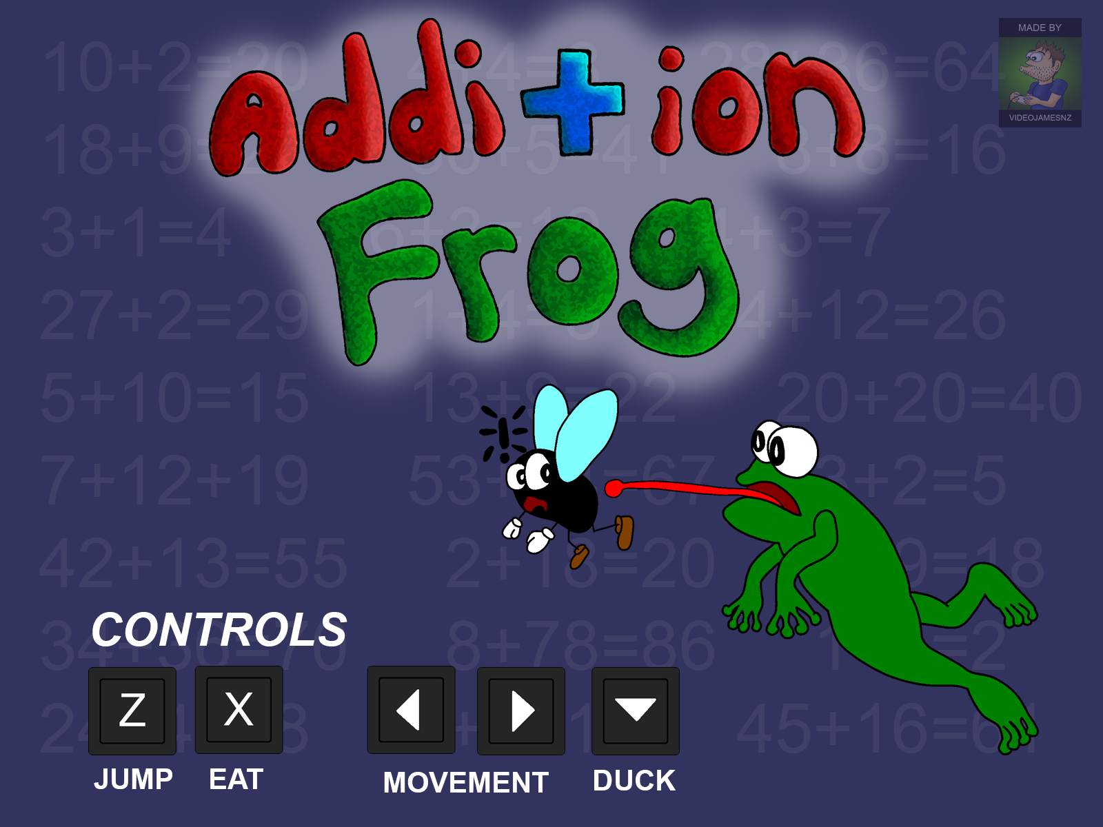 Addition Frog by DoodlePup Games