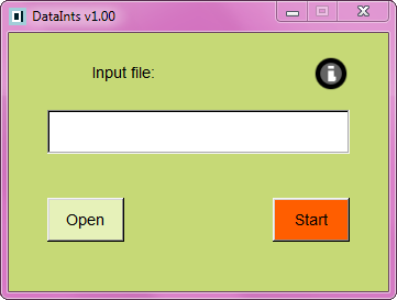 DataInts - Unsigned byte integer value generator by yphware