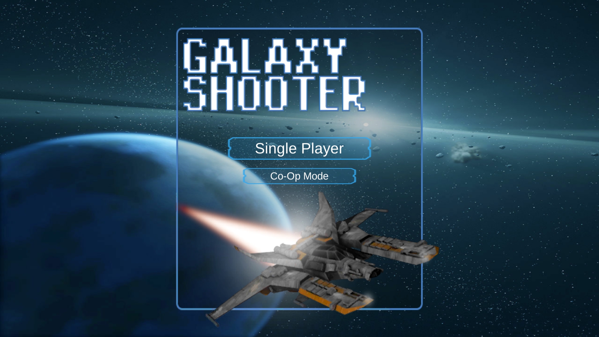Galaxy Shooter (Ultimate Guide to Game Development Project) by OrientGames