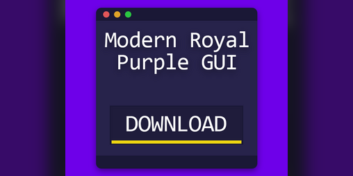 Modern Royal Purple GUI by Comp-3 Interactive