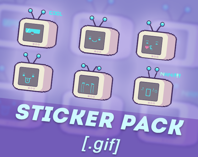 Pixel Stickers Pack by aztrakatze