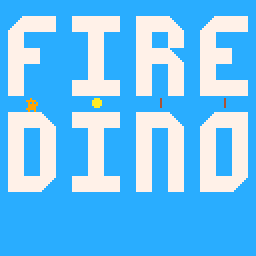 Fire Dino by Pixel Shock