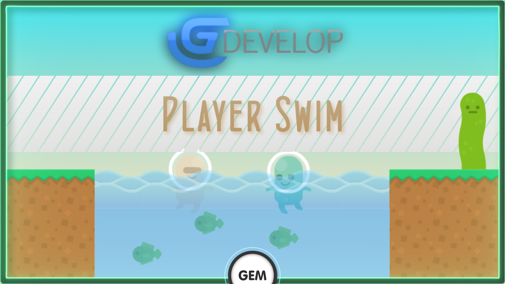 GDevelop swim template by Gem Dev
